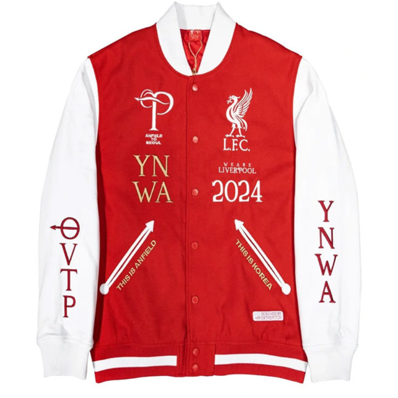 2024 P x LFC Red Varsity Jacket - RLJ