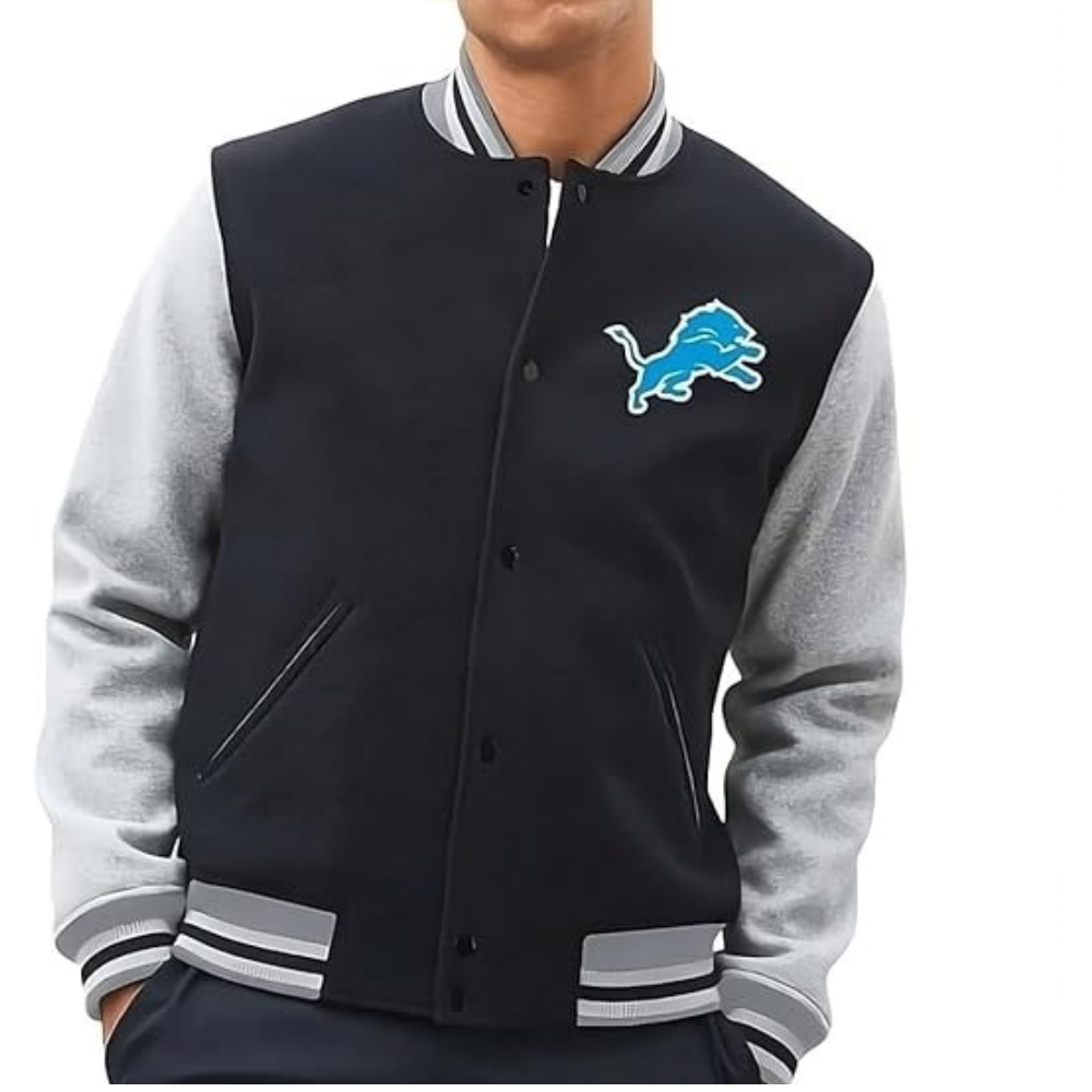 Eddie Murphy Beverly Hills Cop 4 Detroit Lions Varsity Jacket - RLJ