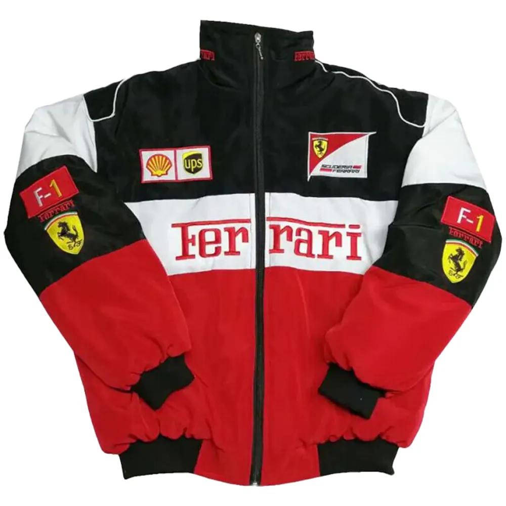 Ferrari F1 Rare Vintage Racing Bomber Jacket | RLJ