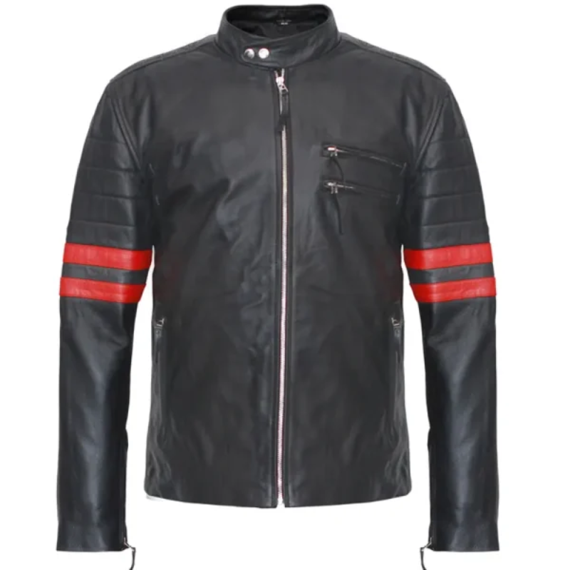 Hybrid Fight Club Mayhem Black Leather Jacket - RLJ