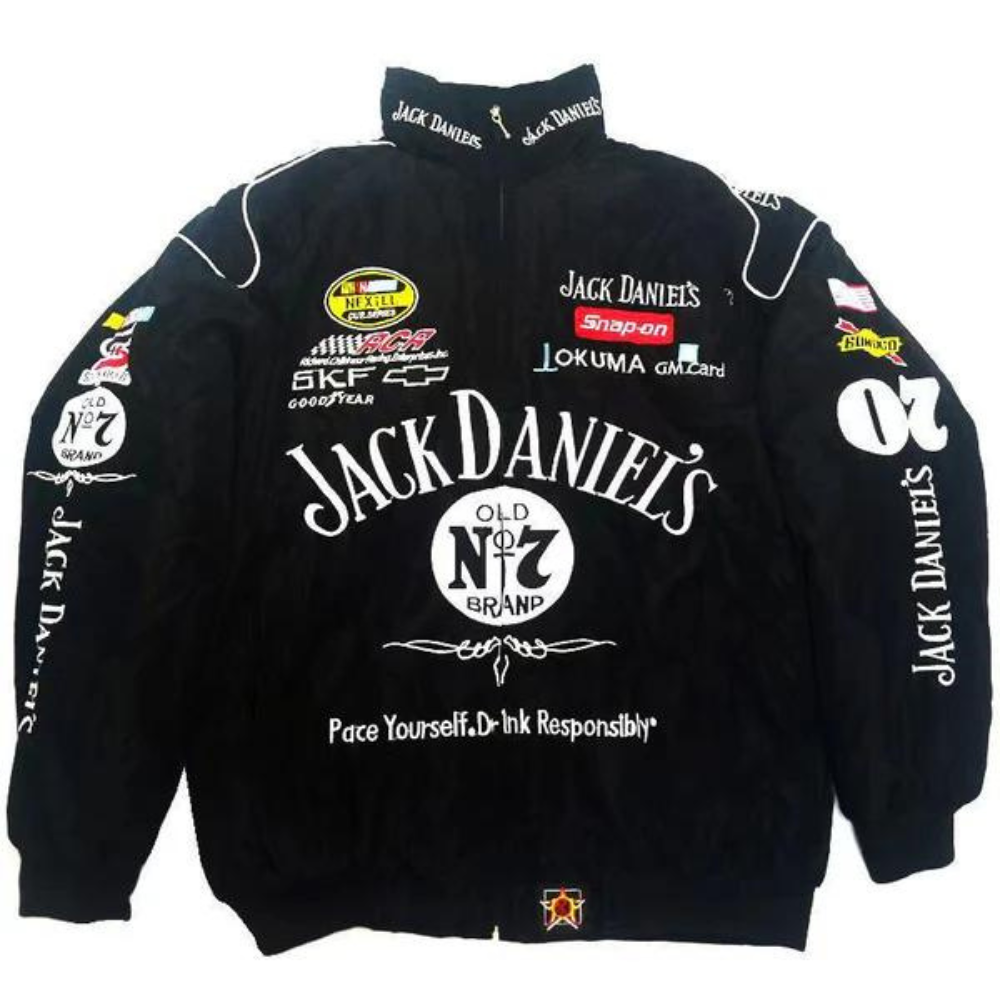 Jack Daniels Vintage Racing Bomber Jacket - RLJ