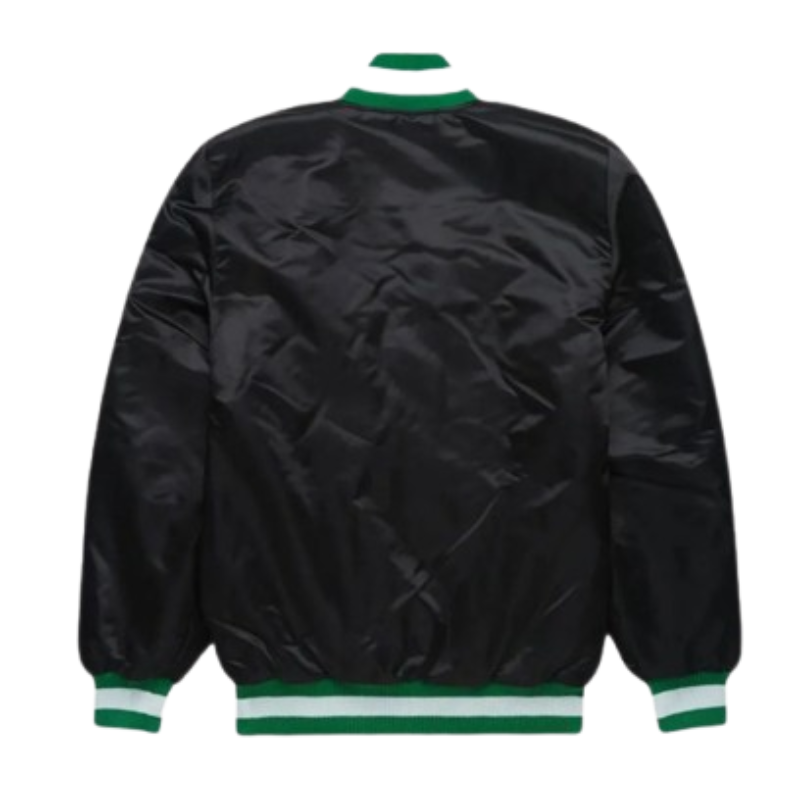 Starter Philadelphia Eagles Blackout Satin Varsity Jacket - RLJ