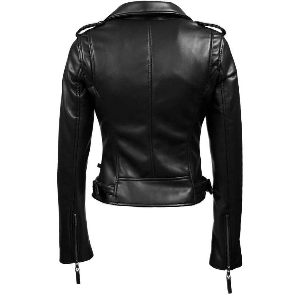 Top Gun Vegan Leather Motorcycle Jacket | RLJ